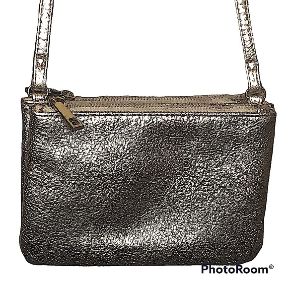 Bags | Matte Gold Crossbody Bag | Poshmark